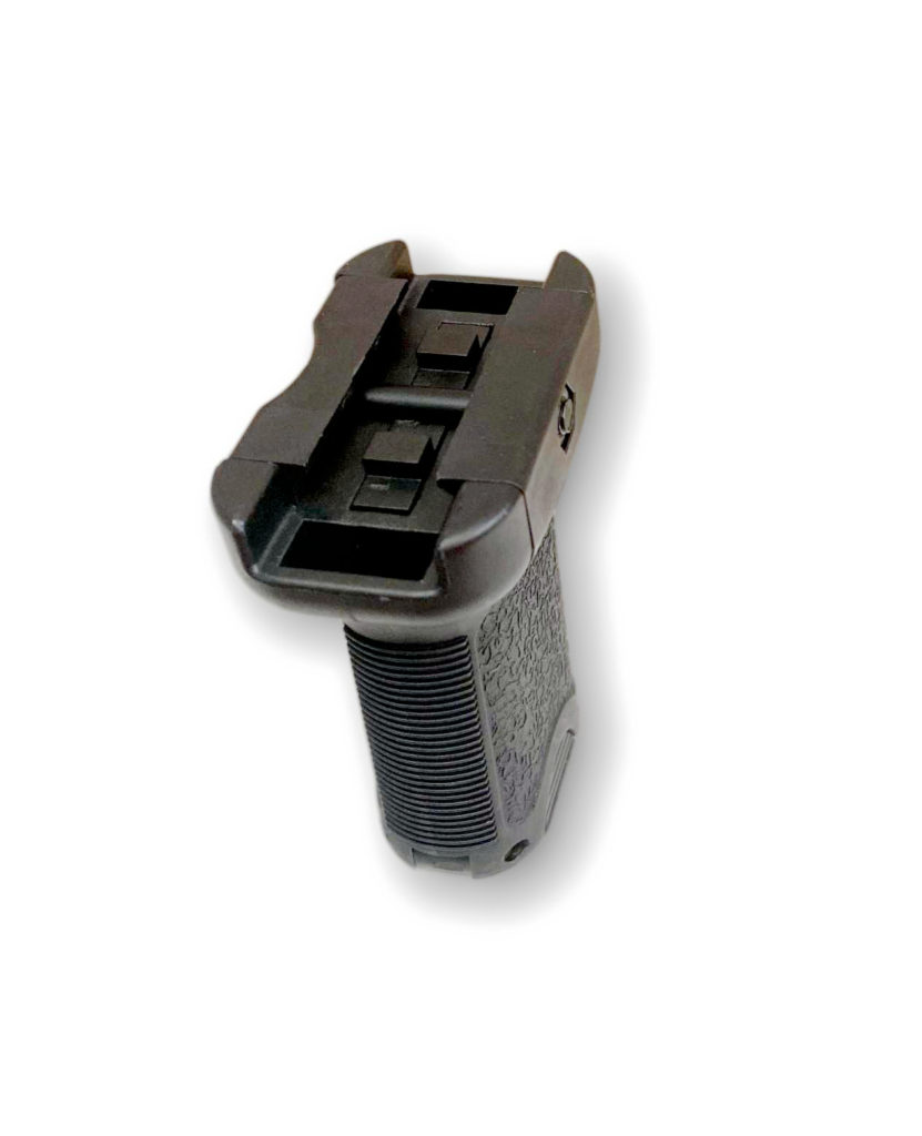 TB-FMA Black Vertical Angled Hand Grip Stop Picatinny Rail