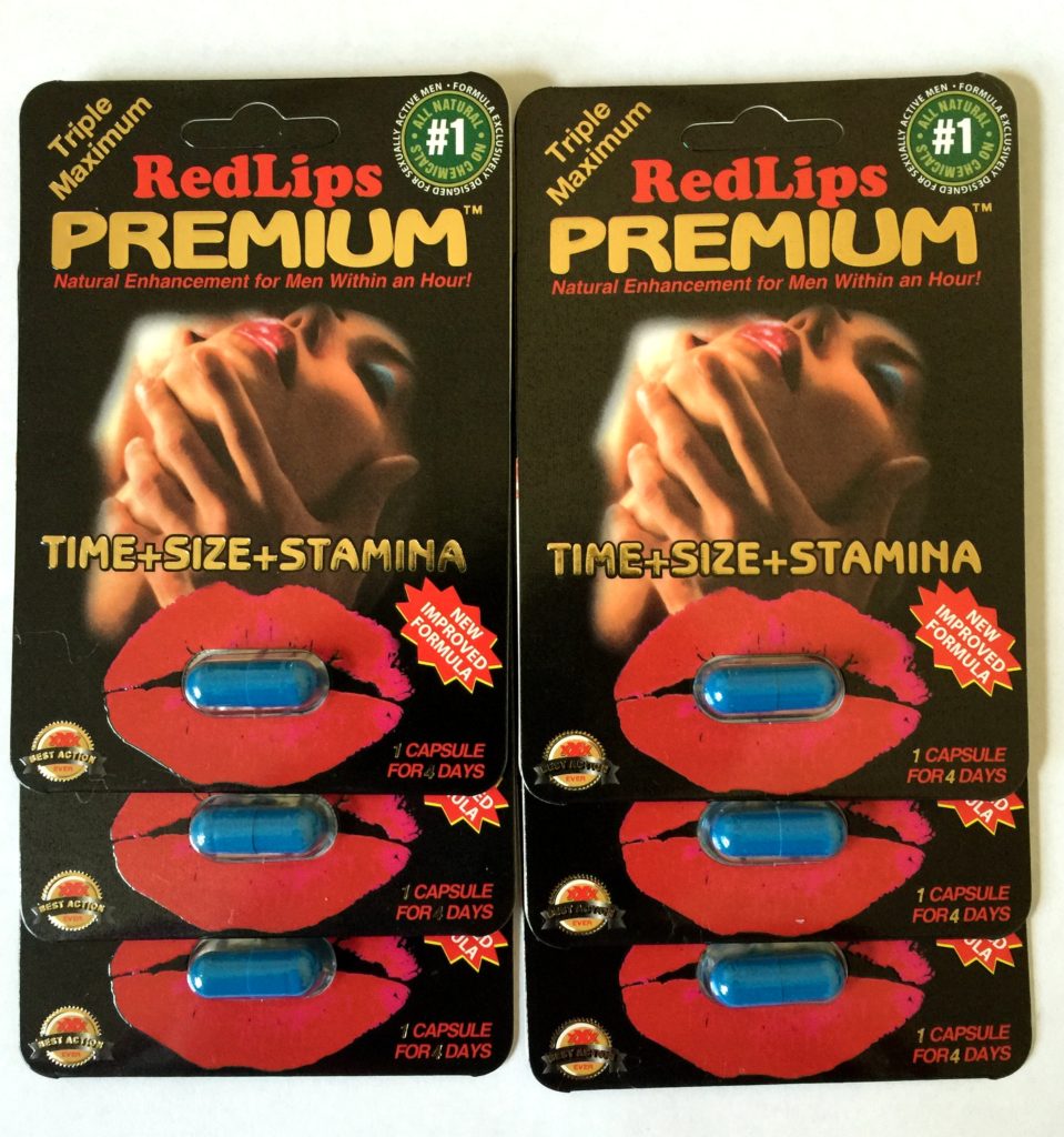 RedLips Male Enhancement Pills | 6 PK Red lips Energy Booster